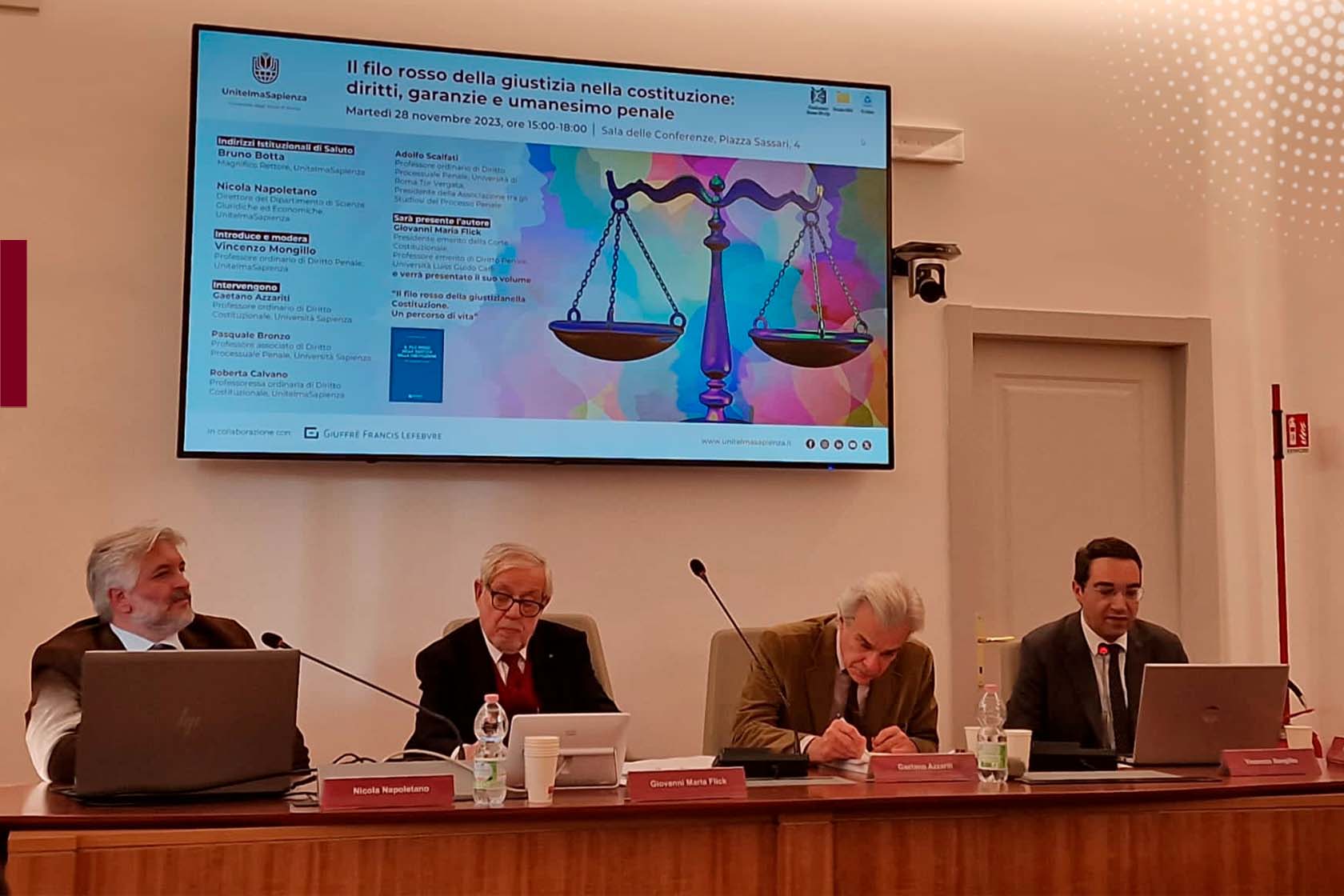 Giovanni Maria Flick: “E’ necessario garantire una “riserva di umanità ...